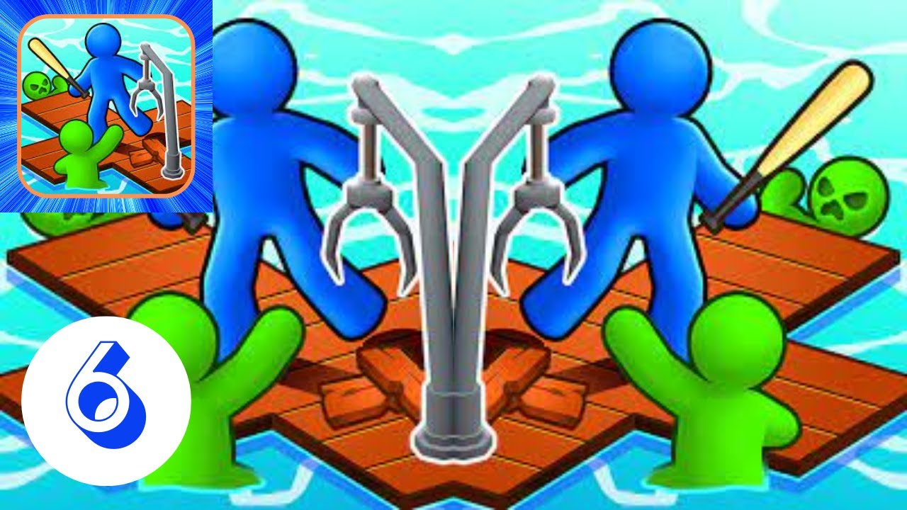 Zombie Raft All Levels Gameplay Part 6 - Android, iOS - YouTube