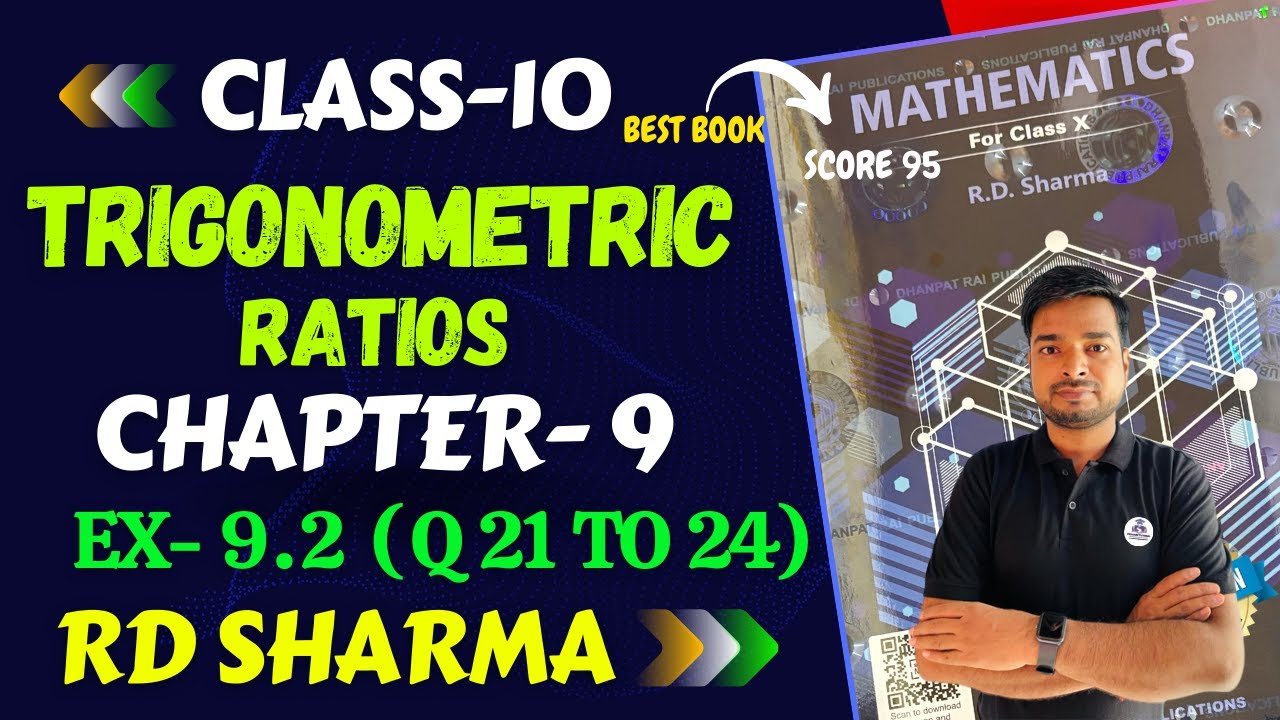 RD Sharma Class 10 Solutions Chapter 9 Trigonometric Ratios Exercise 9. ...