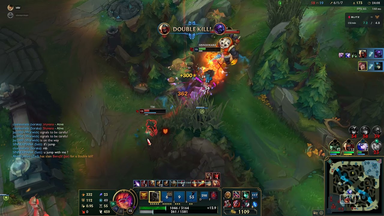 sett double flash - YouTube