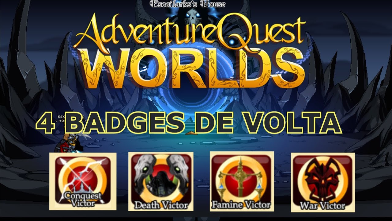 AQW - 4 BADGES ( LINDAS) PRA VOCÊ PEGAR DURANTE O DAGE BIRTHDAY ! - YouTube