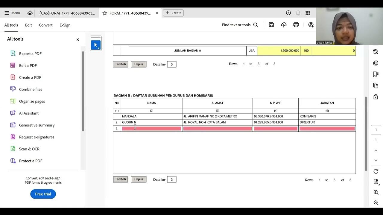 Tutorial Pengisian SPT tahunan Badan menggunakan E Form Aplikasi Adobe Reader - YouTube