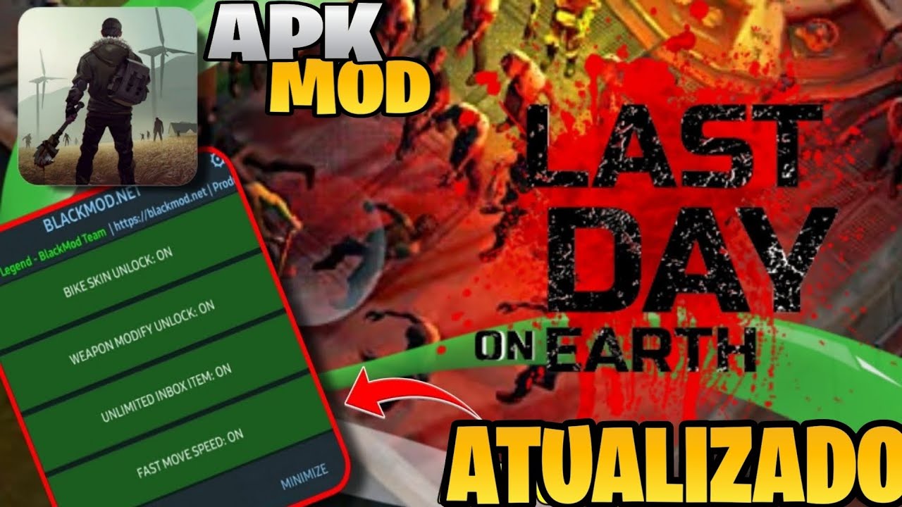 Last Day On Earth Survival - APK MOD MENU COMPLETO ATUALIZADO v1.24.1 ...