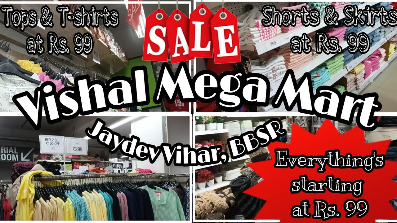Vishal Mega Mart Tour || Everything's Starting At Rs. 99 || Jaydev Vihar, BBSR - YouTube