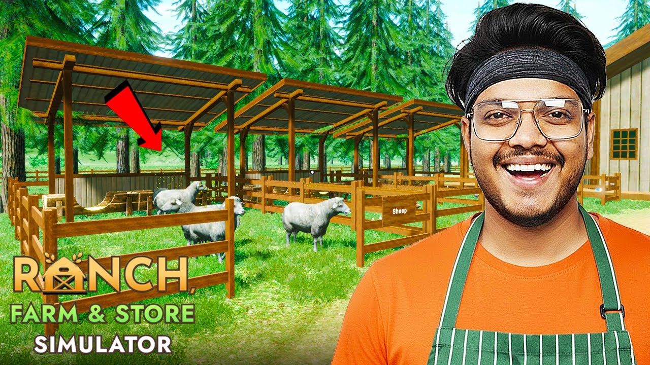 NEW SHEEP FARM AND HIRE NEW EMPLOYEE | Farm Ranch Store Simulator #2 ...