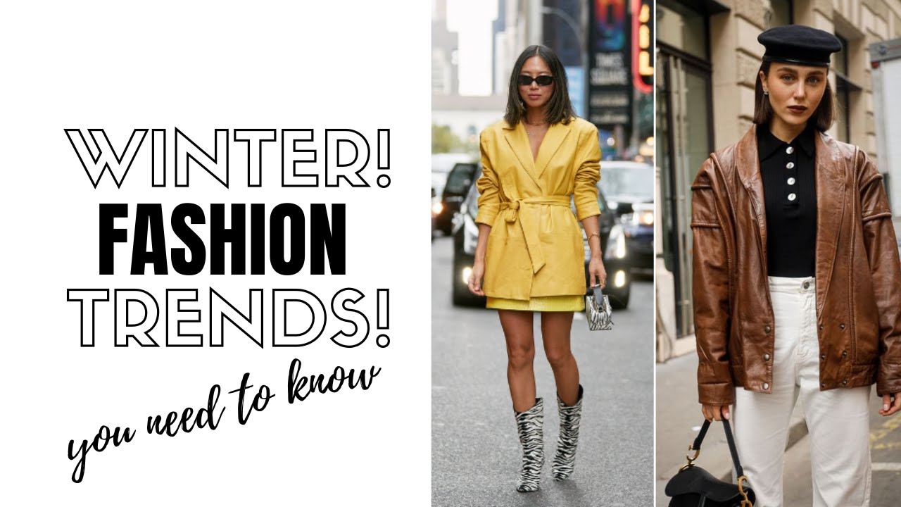 Top 10 Winter Fashion Trends | How To Style - YouTube