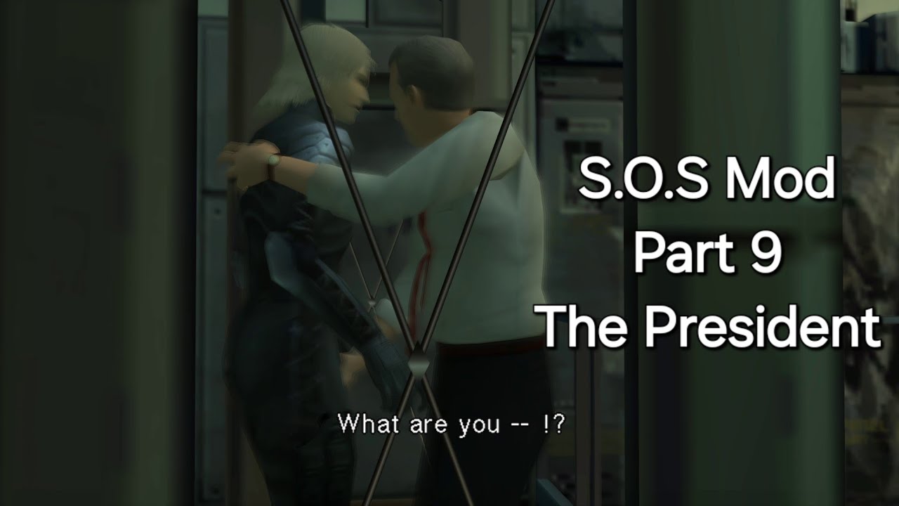 MGS2 The S O S Mod Part 9 The President - YouTube