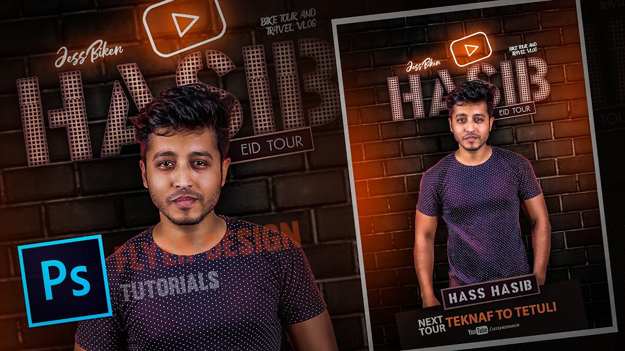 Photoshop Tutorial - Flyer and Poster Design - YouTube