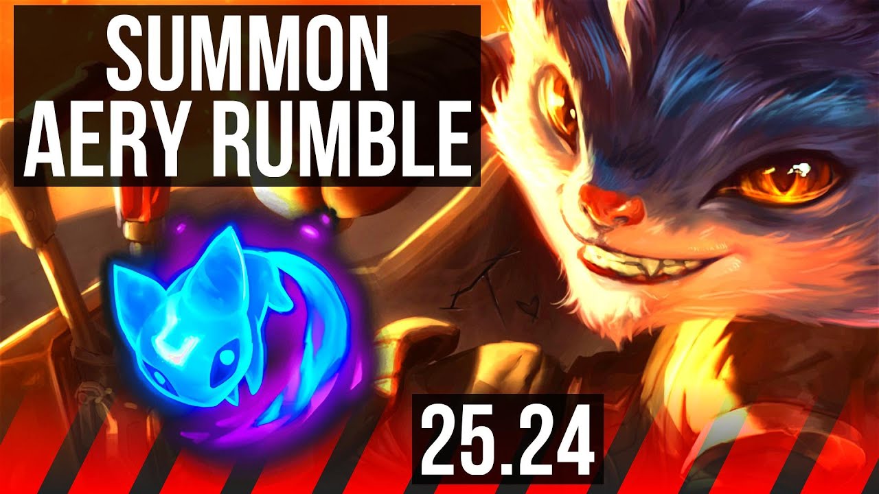 RUMBLE vs AATROX (TOP) | Summon Aery | KR Master | 25.24 - YouTube