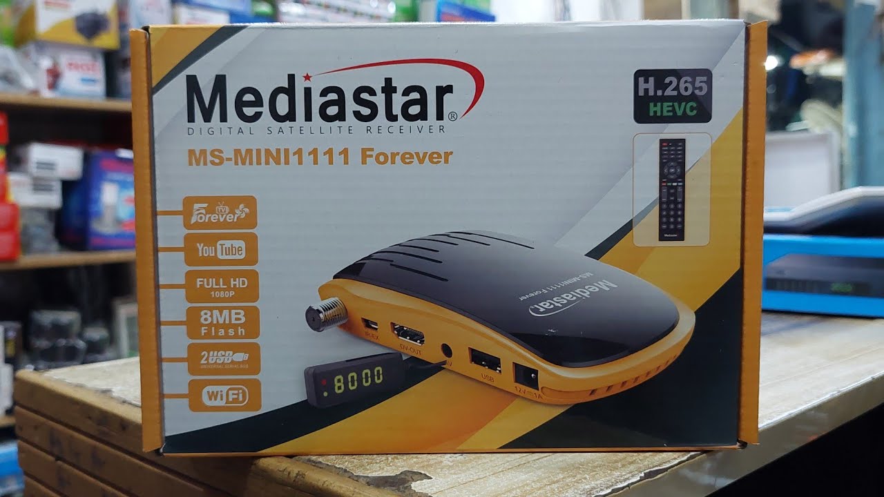 MediaStar MS 1111 |Details | Unboxing | HD Digital Satellite Reciver ...