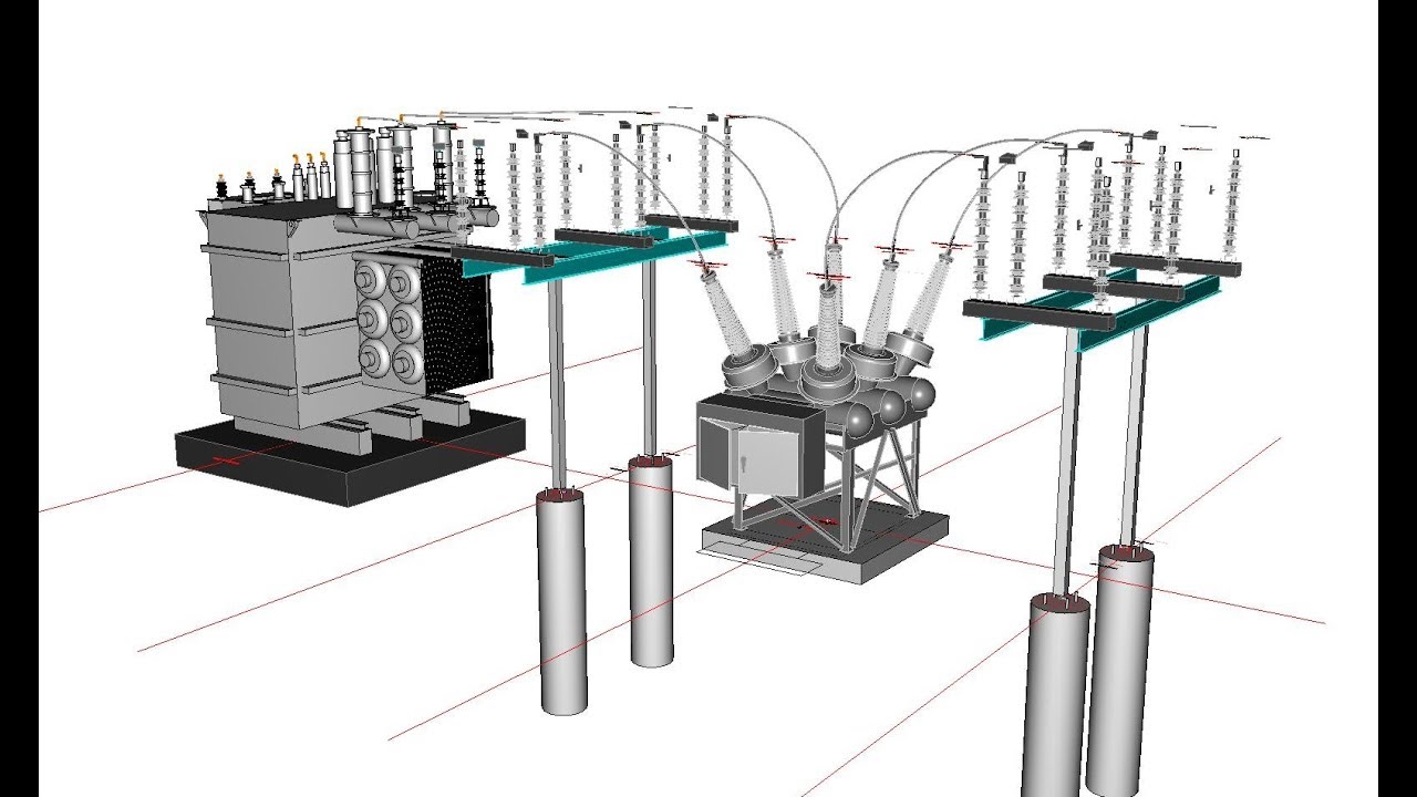 08 de 12 Substation Insert 3D Symbols - YouTube