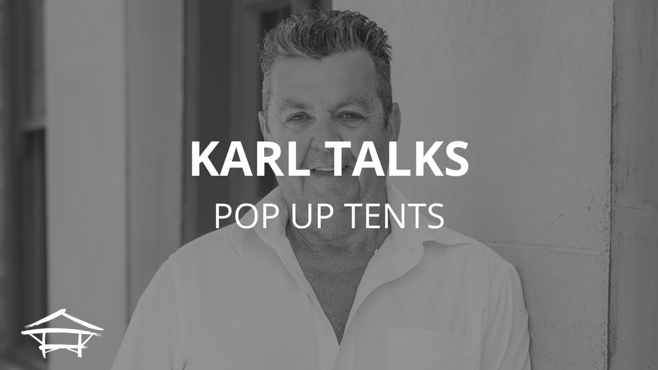 Karl Plunkett Explains our Pop Up Tents - YouTube