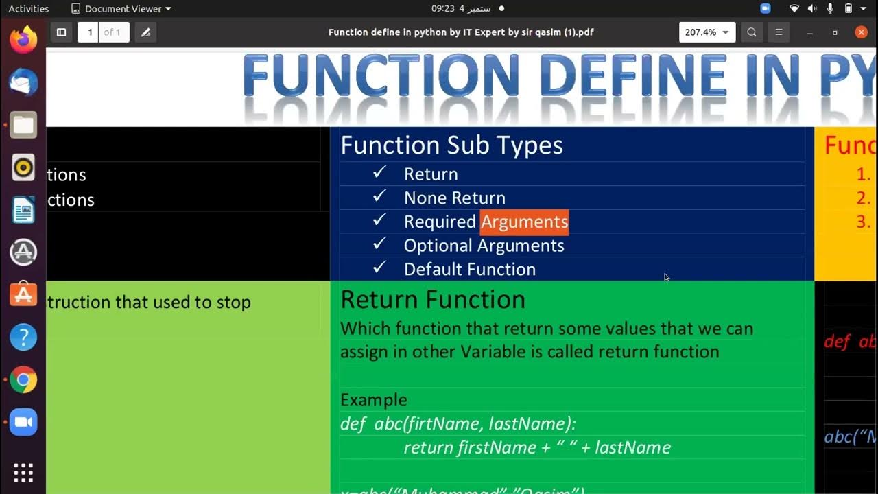 Lecture 9 Functions - YouTube