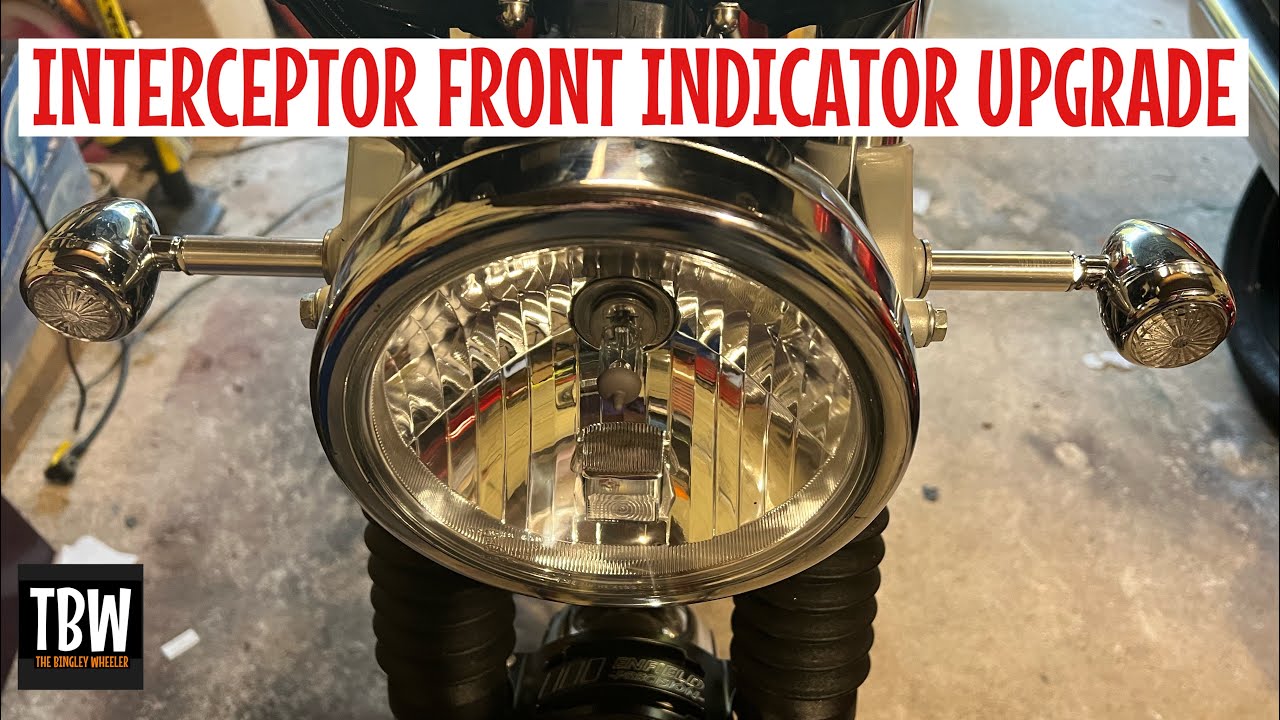 Interceptor Tec Bike Parts Front Indicators Upgrade - YouTube