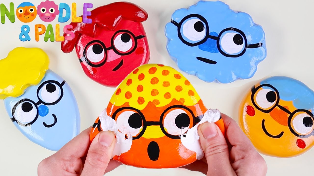Noodle & Pals | super simple songs clay cracking ASMR 88 #148 - YouTube
