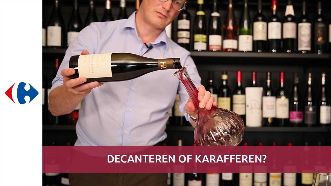 Decanteren of karafferen? - YouTube