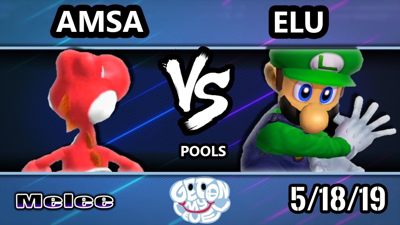 GOML 2019 SSBM - VGBC RB | Amsa (Yoshi) Vs. Elu (Luigi) Smash Melee ...