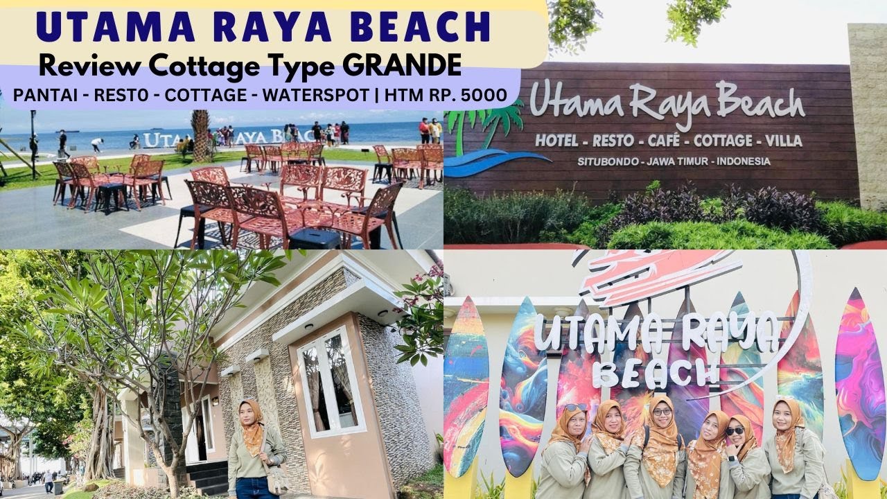 Review UTAMA RAYA Beach | Resto - Pantai - Cottage - View Hadap Pantai ...