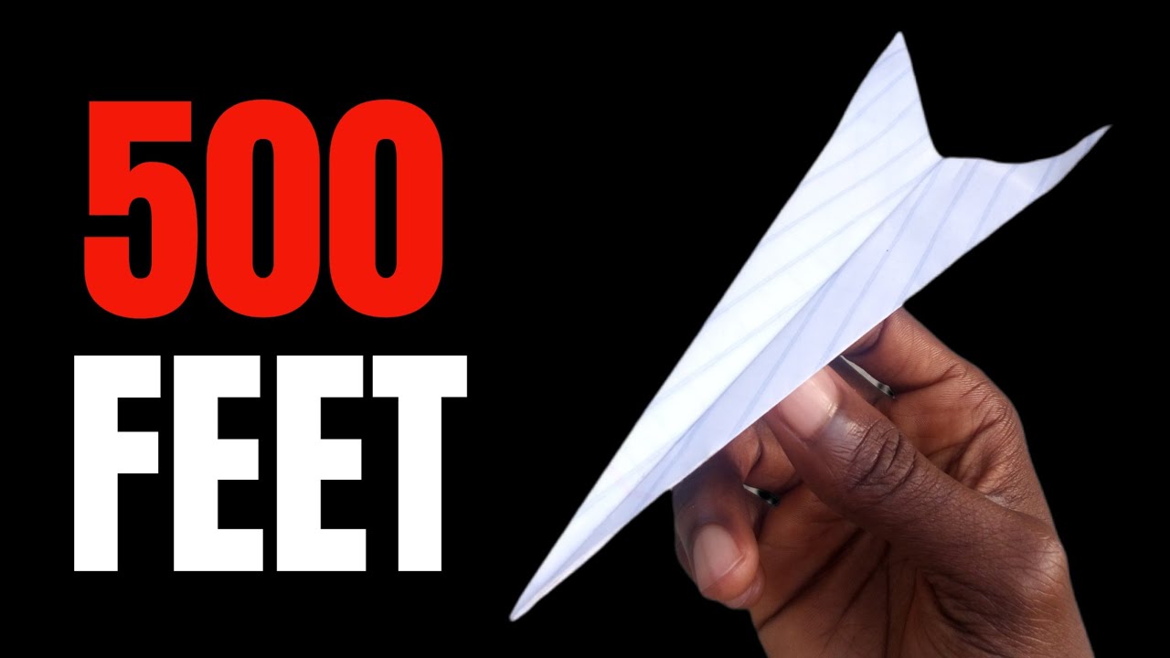 LONGEST DISTANCE Paper Airplane | Easy Origami Plane Tutorial - YouTube