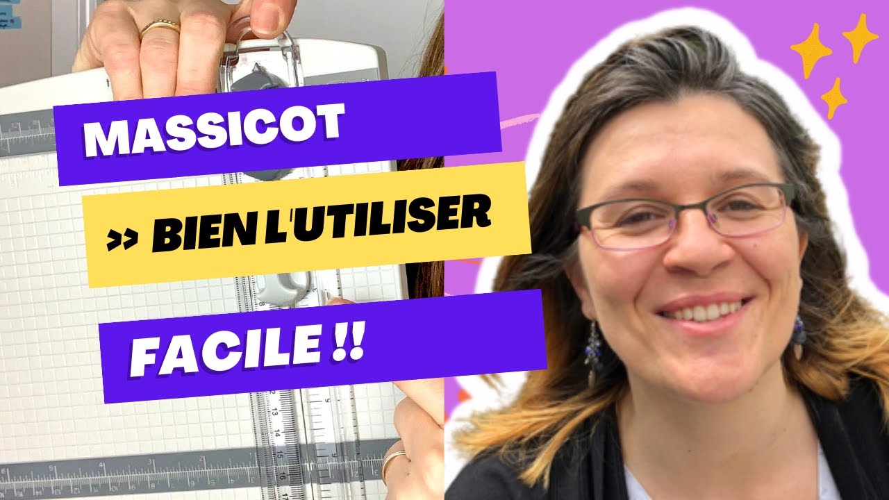 Comment utiliser un massicot pour couper du papier ? - YouTube