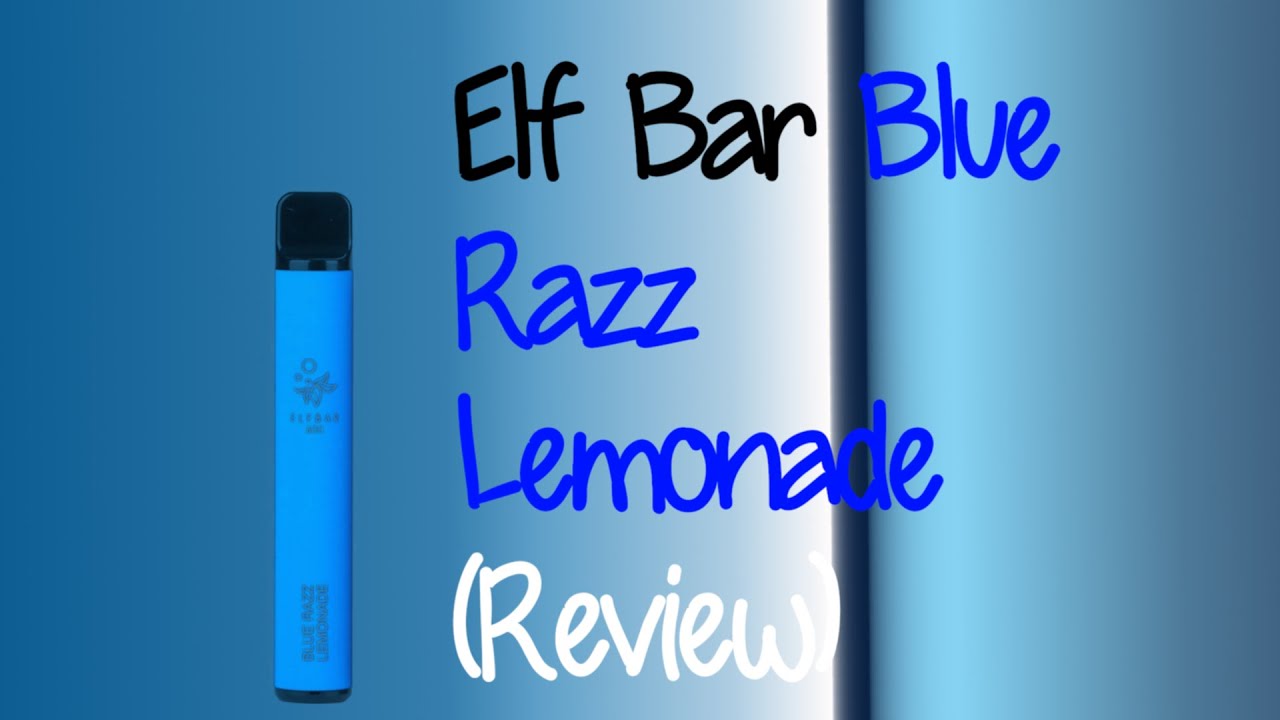 Elf Bar Blue Razz Lemonade (Review) - YouTube