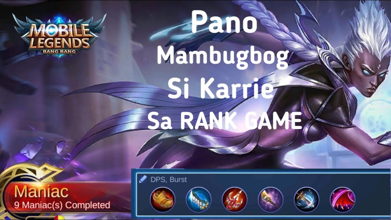 KARRIE BEST BUILD AND GAMEPLAY 2020 - YouTube