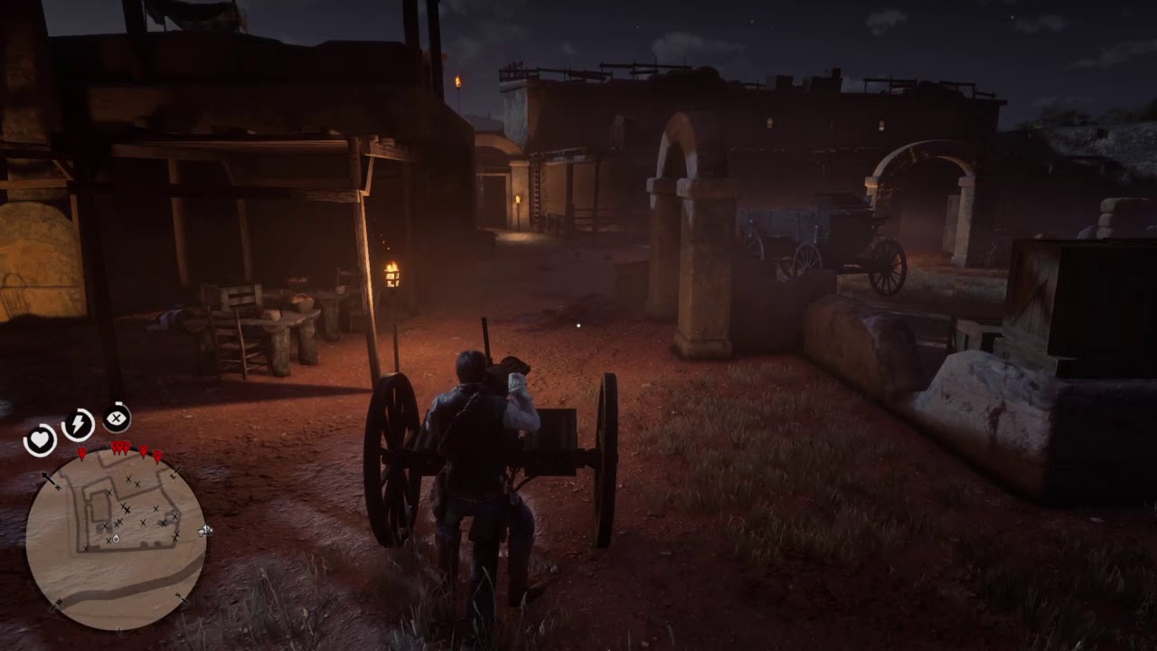 An example of how powerful a Gatling gun is in RDR2 - YouTube