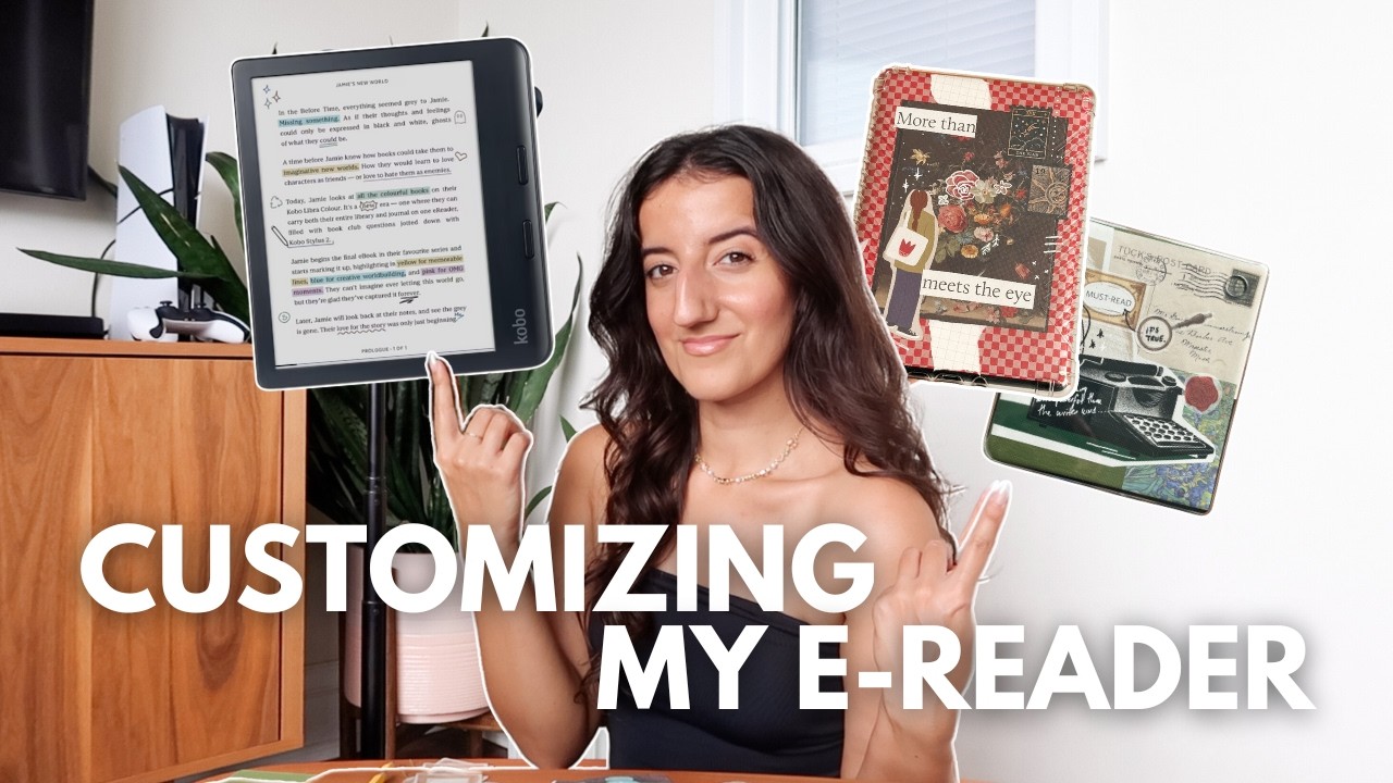 CUSTOMIZE YOUR E-READER | easy DIY case - YouTube
