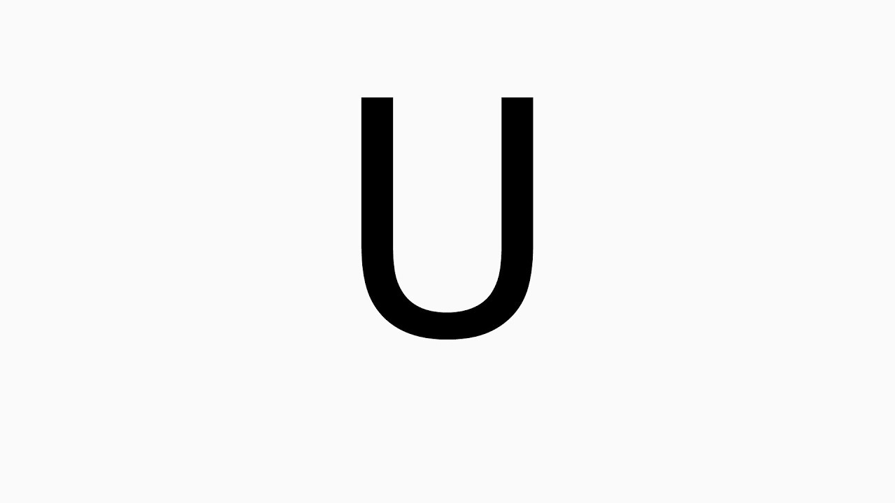 How to Pronounce the Letter U - YouTube