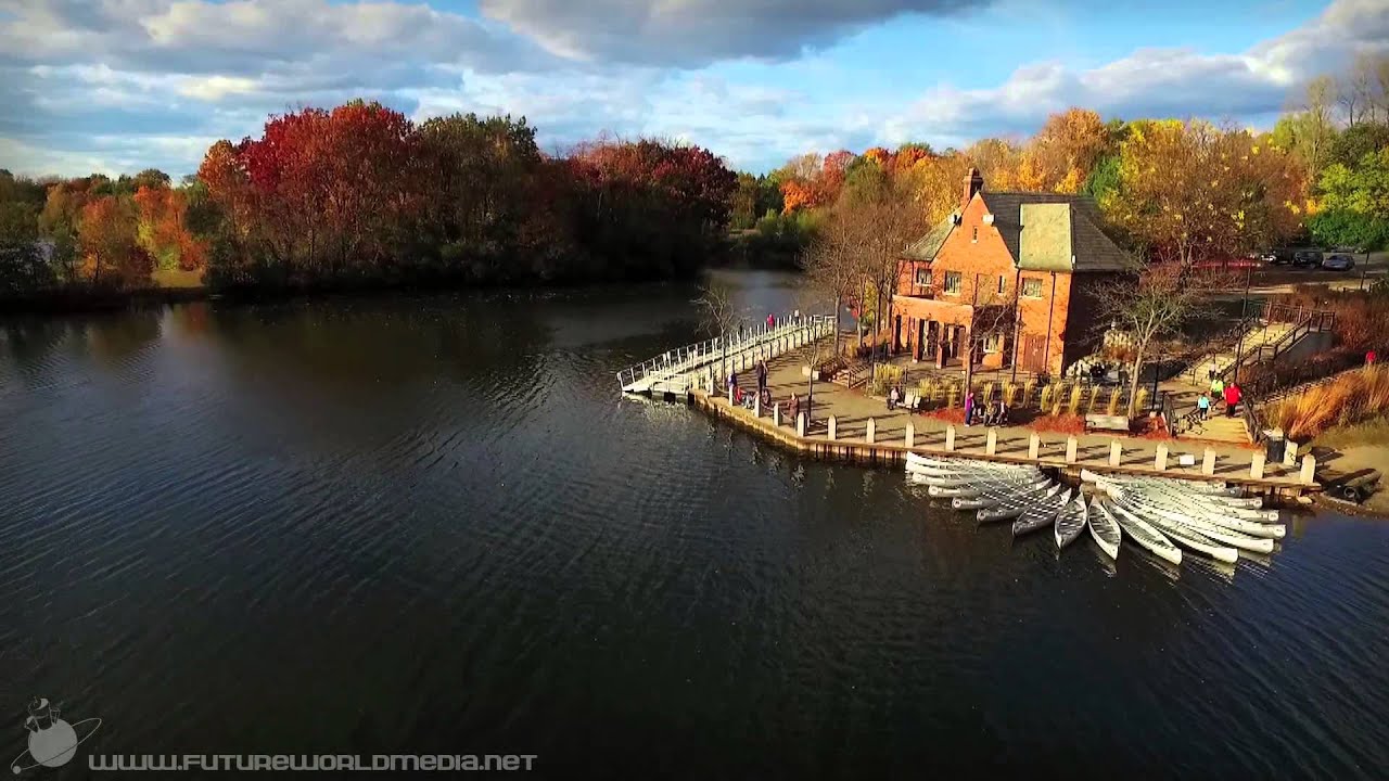 Hines Park Fall Colors Aerial Cinematography 10-25-15 - YouTube