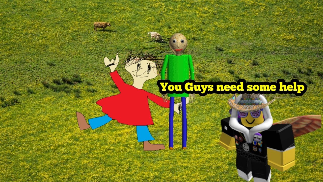 BALDI'S BASICS FUNNY MOMENTS WITH MEMES (PLAYTIME & BALDI NEEDS HELP ...