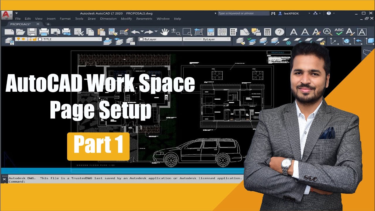 Learn AutoCAD Work Space Page Setup Part 1 | Join AutoCAD Classes in ...