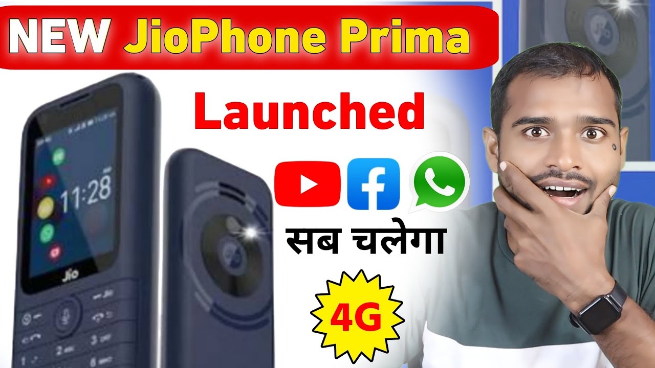 Jiophone Prima 4g phone Launched 😍 | jio prima 4g phone | new jio phone ...