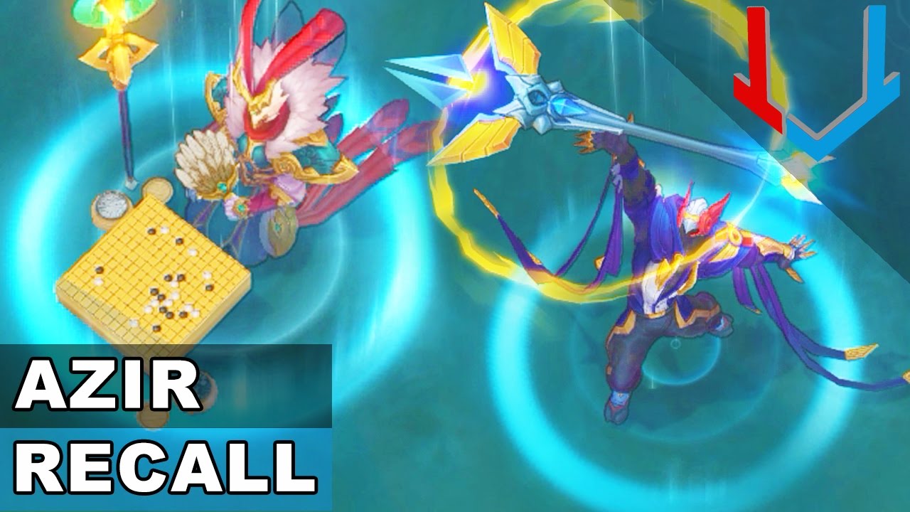All Azir Skins - RECALL Animations (League of Legends) - YouTube