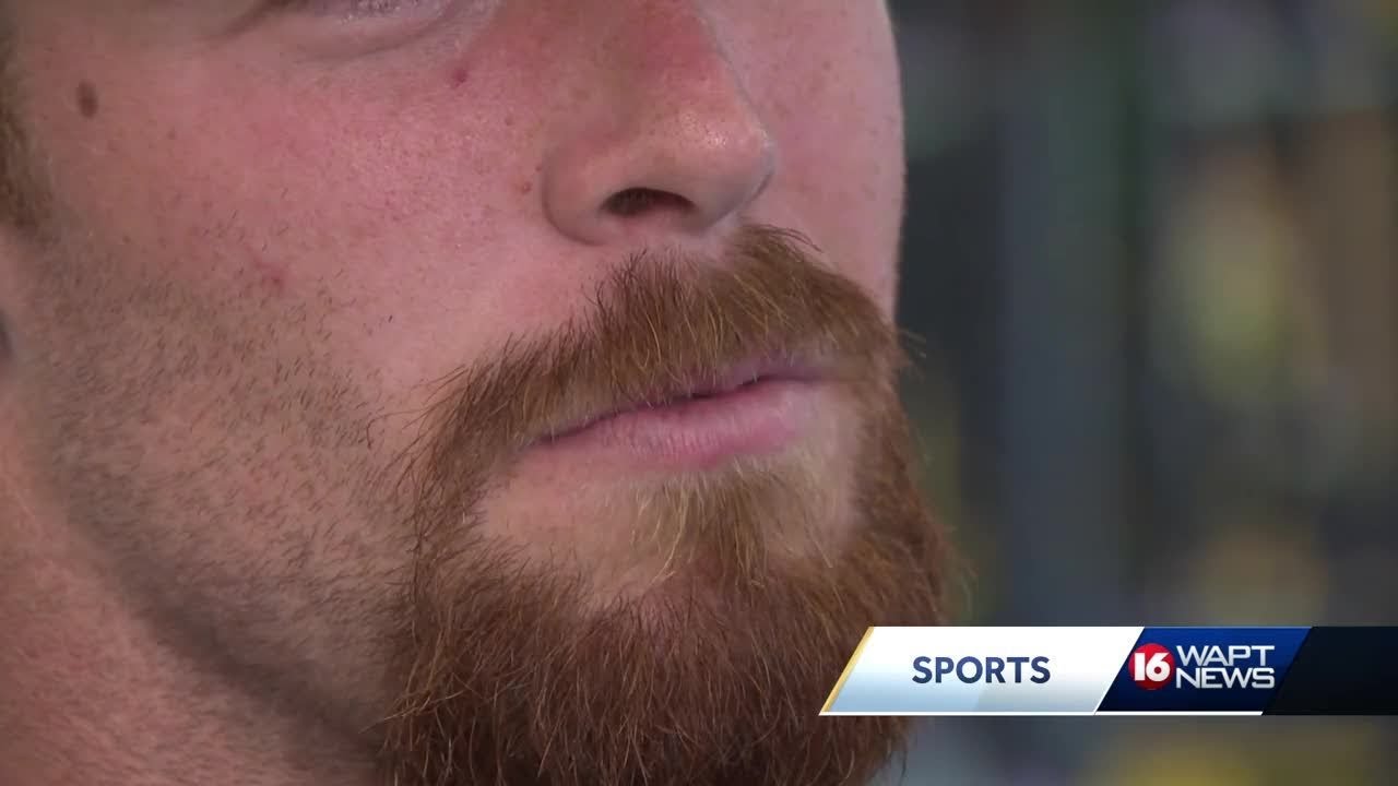 Playoff goatees for the Golden Eagles postseason run - YouTube