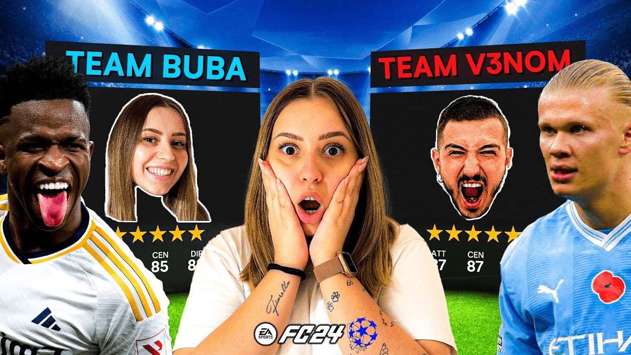 TEAM BUBA vs TEAM V3NOM! EDIZIONE CHAMPIONS LEAGUE - YouTube