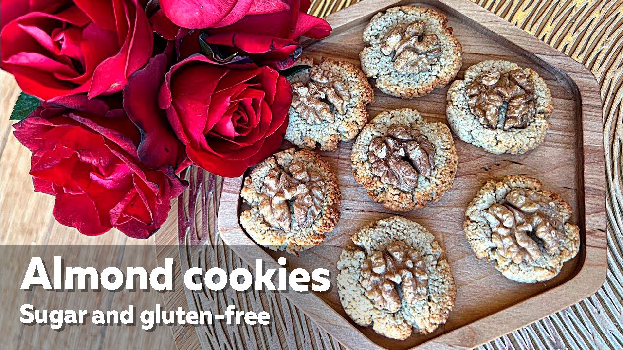 Almond cookies sugar free. Gluten free cookies🔥🔥 - YouTube