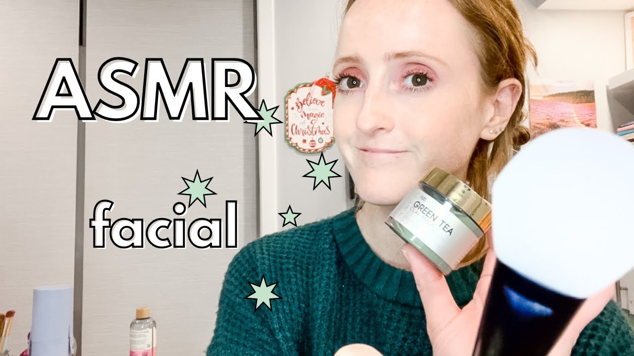 ASMR facial | up close, personal attention - YouTube