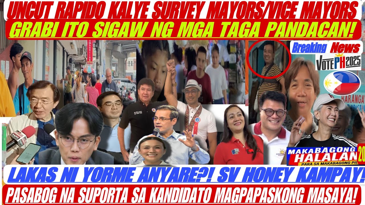 KS113!HALA!! GRABE ITO!KALYE SURVEY MAYORS/VICE MAYORS MANILA! PASABOG ...