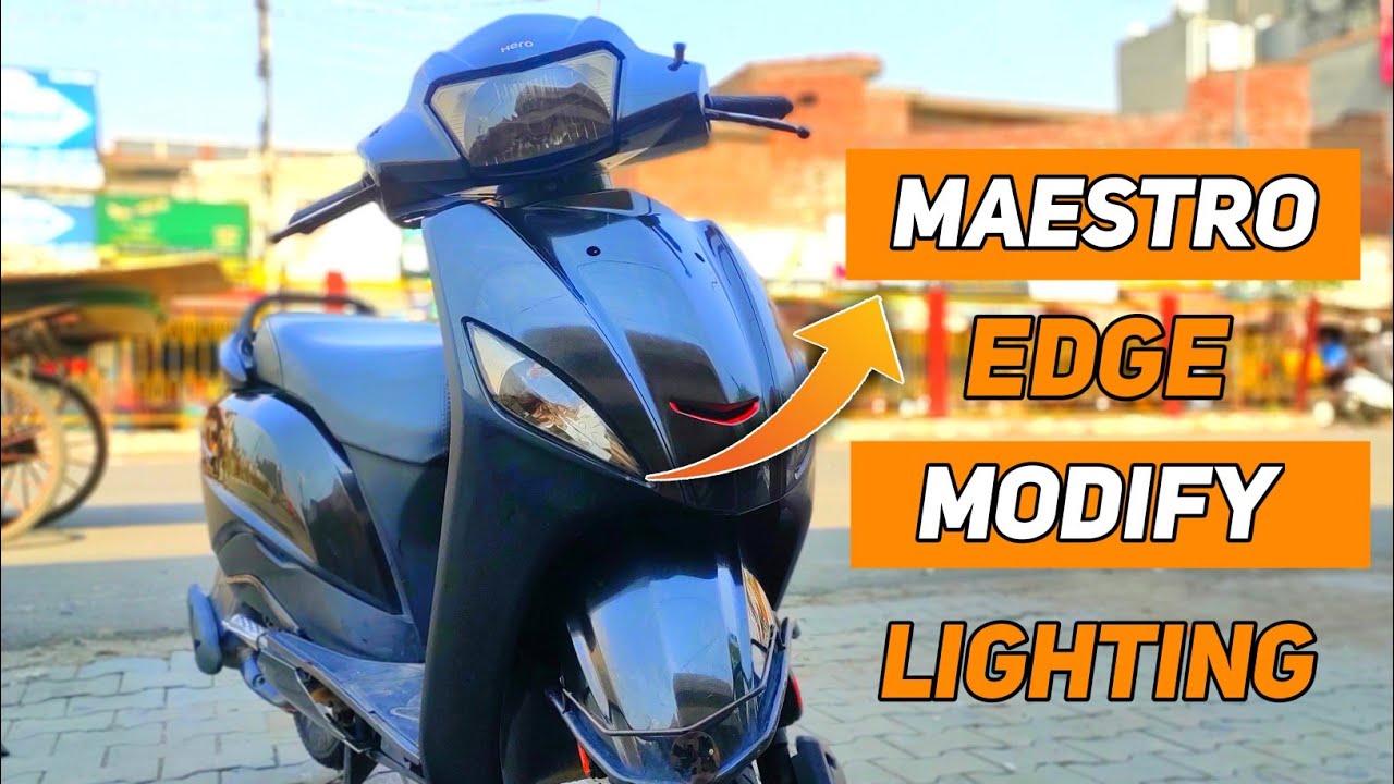 Hero Maestro Modified | vinyl wrapping Black | Maestro edge 2020 ...