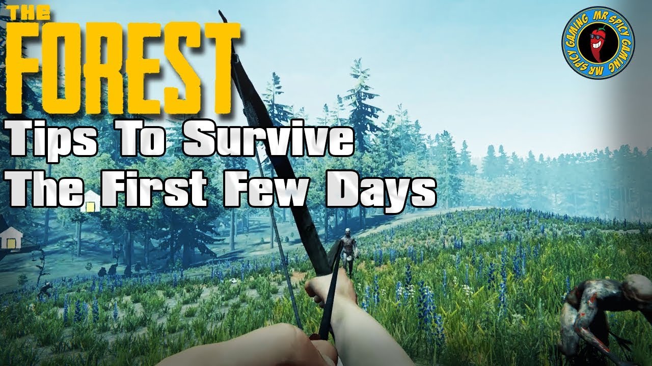 TIPS TO SURVIVE THE FIRST FEW DAYS - The Forest Guide - YouTube