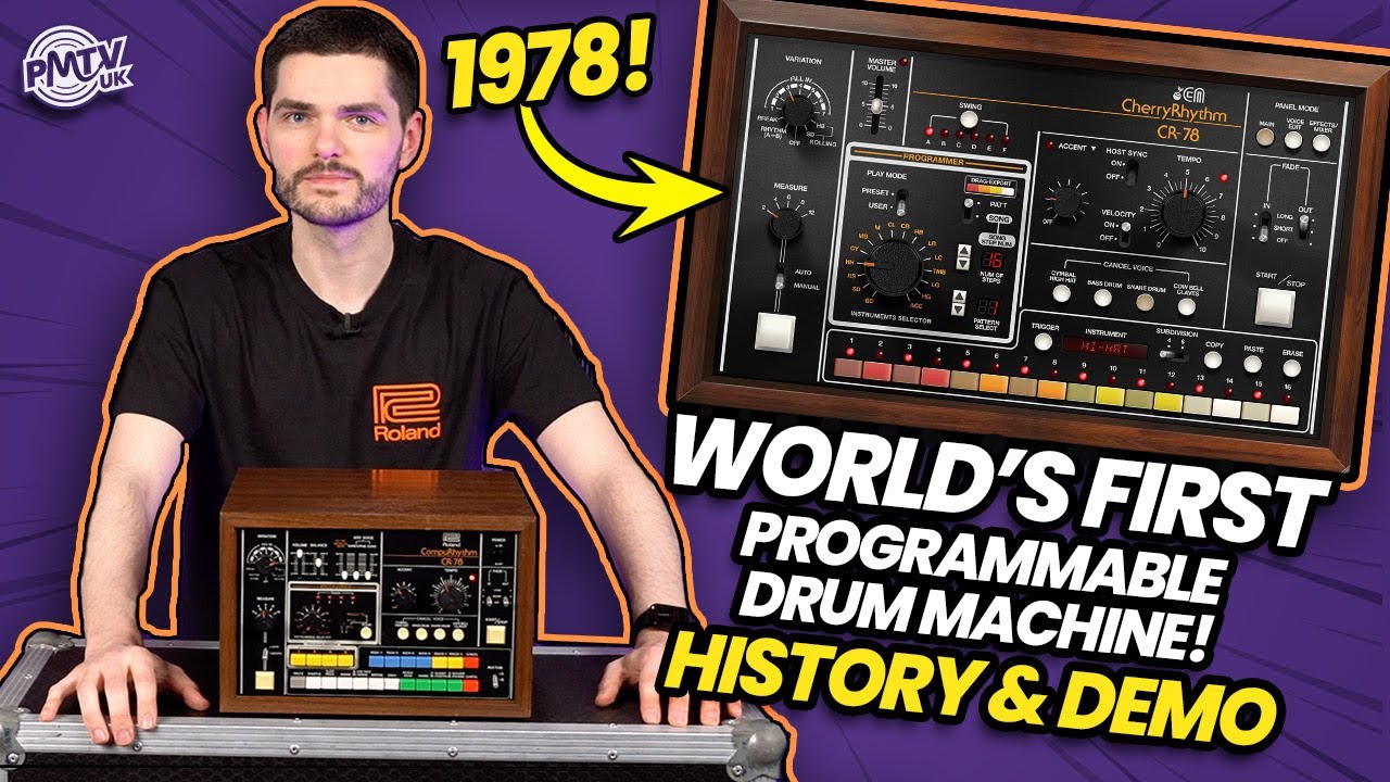 Exploring The Timeless Roland CR-78 Drum Machine & How The TR-8S Keeps Its Legacy ALIVE! - YouTube