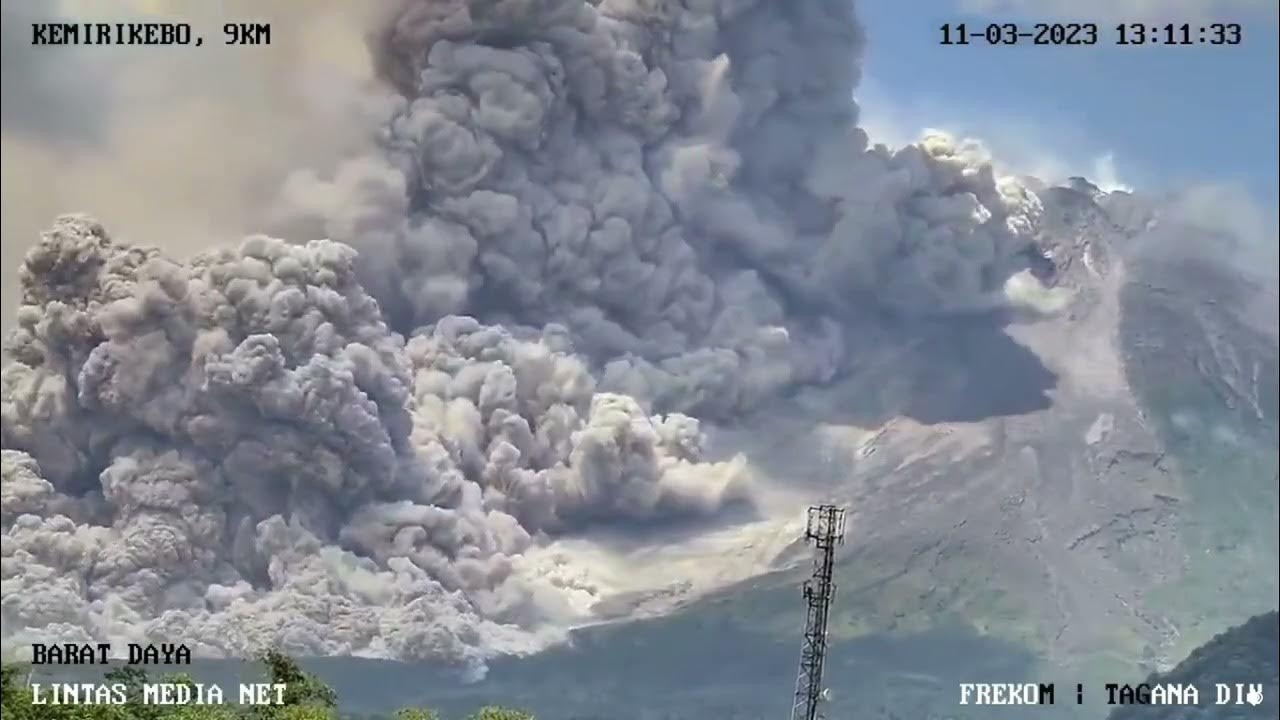 Mt. Merapi Volcano in Indonesia Erupts - YouTube