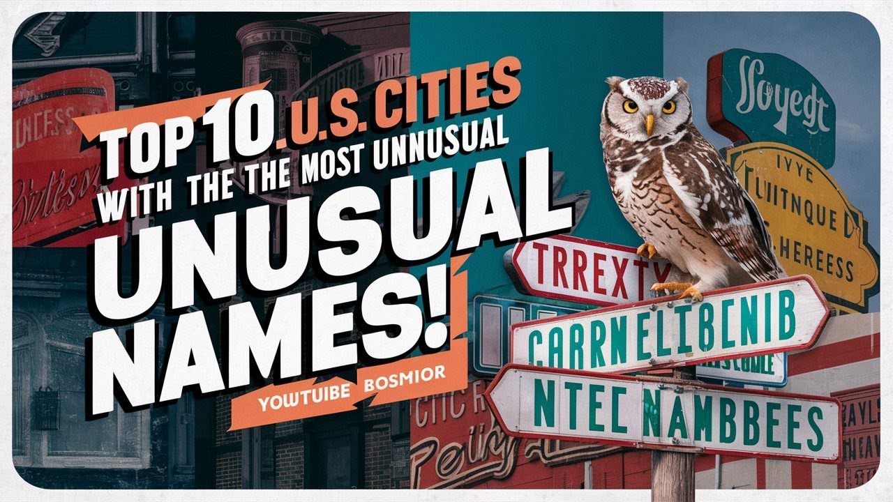 Top 10 US Cities with the Most Unusual Street Names - YouTube
