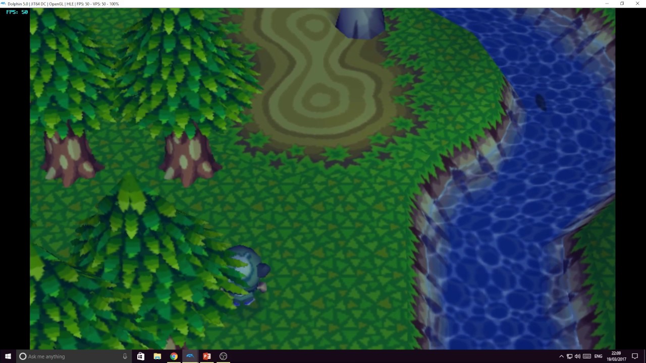 Animal Crossing Gamecube in True Widescreen through Dolphin - YouTube