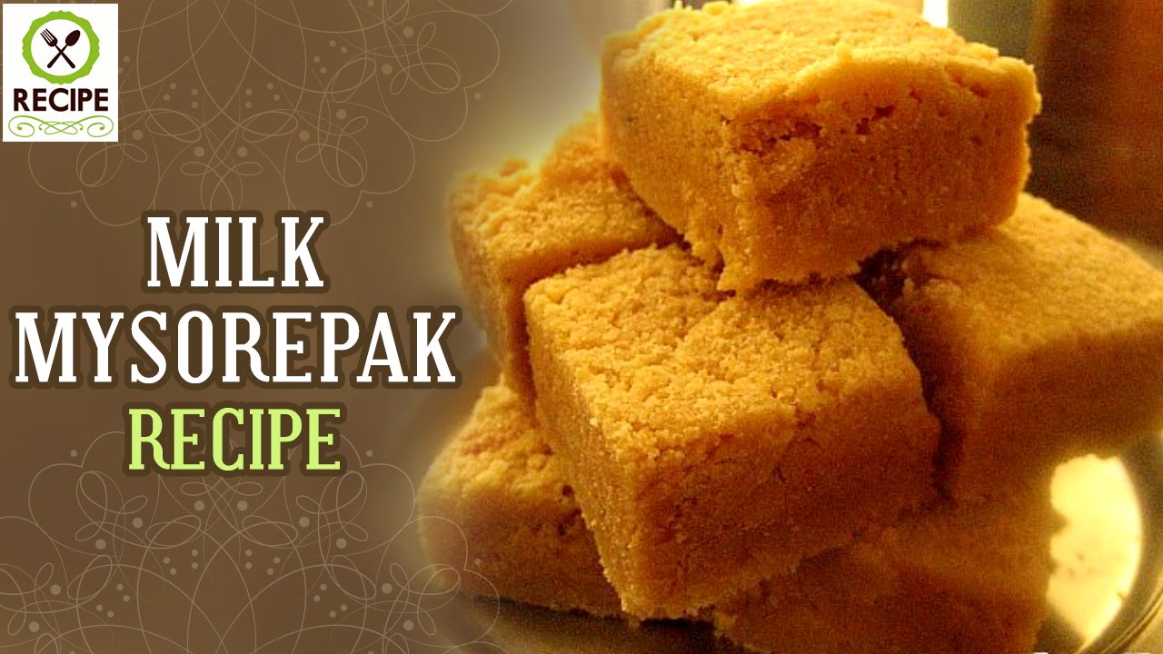 How To Make Milk Mysore Pak Sweet | Aaha Emi Ruchi | Udaya Bhanu ...