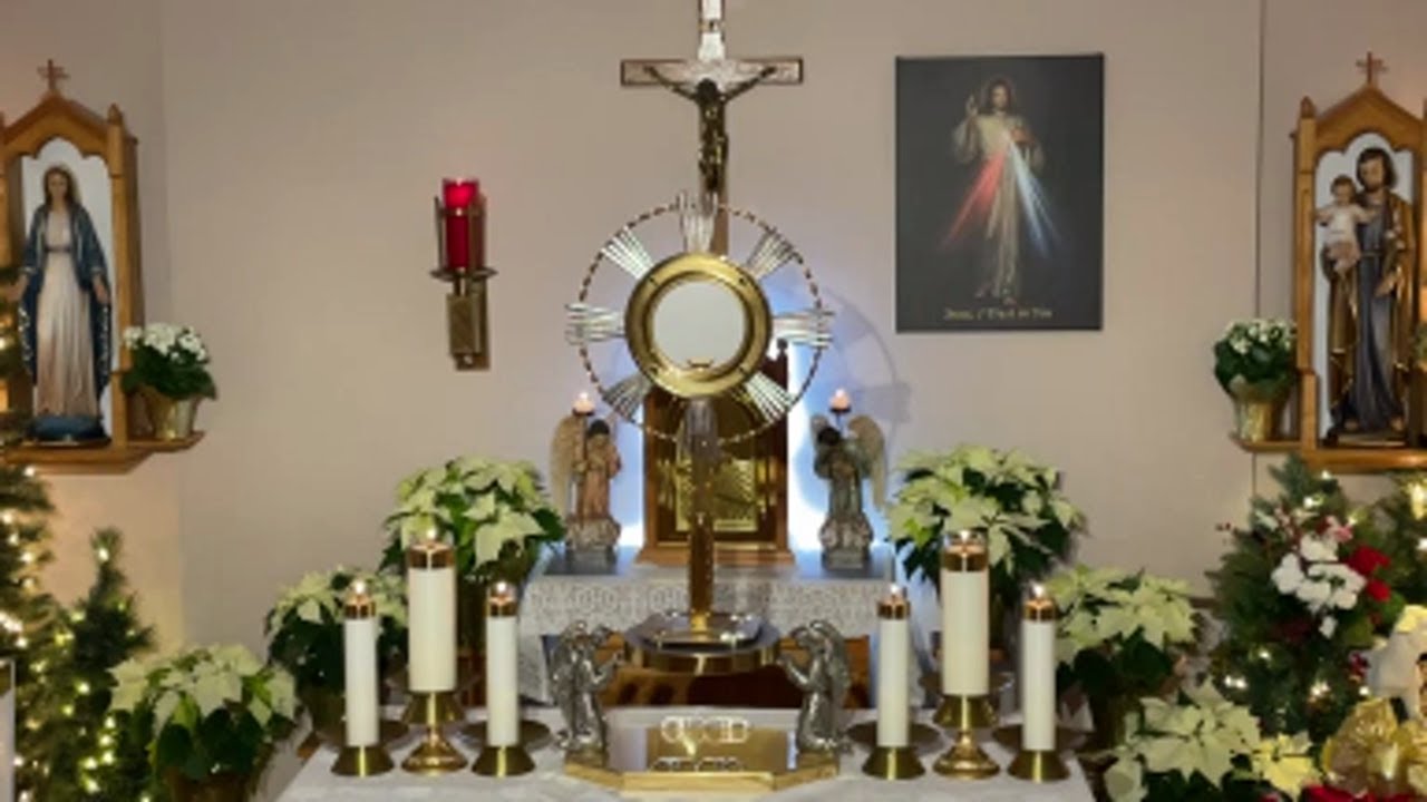 LIVE Eucharistic Adoration - Sisters of Divine Mercy - YouTube