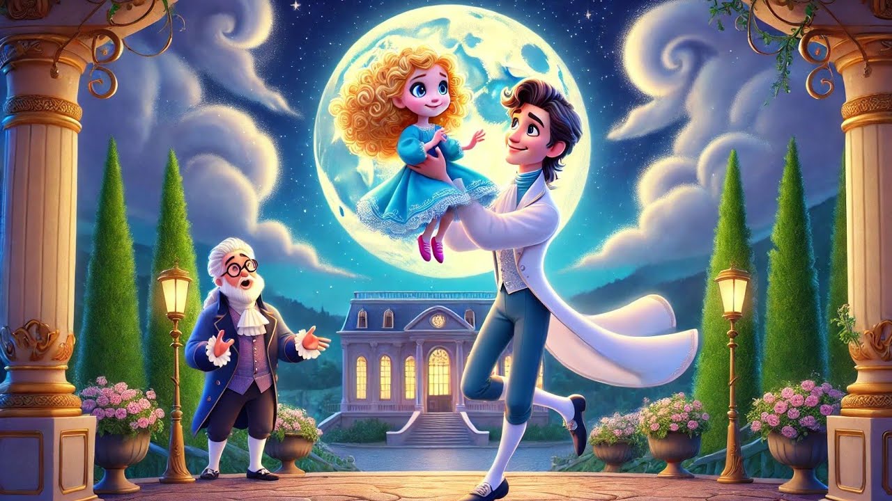 Little Girl And The Moon | English Stories For Kids | Bedtime stories ...