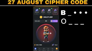 27 August 2024 Hamster Kombat Daily Cipher Code Viralvideo Hamster Kombat Mp3 & Mp4 Download ...