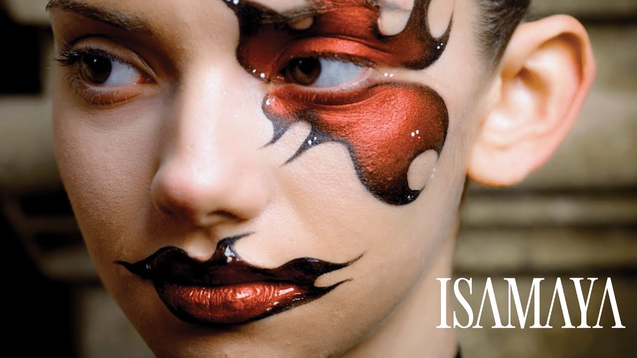 Face Painted Flame Look | MAKEUP MASTERCLASS - YouTube