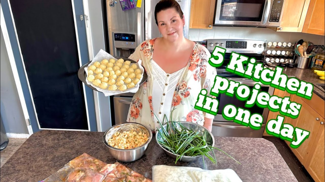 5 kitchen Projects in one day! - YouTube